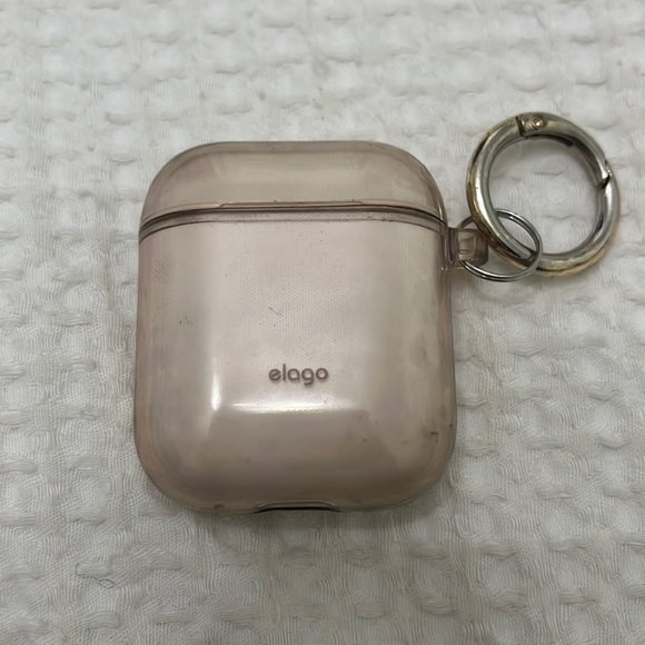 Cell Phones & Accessories | Light Pink Clear Airpod Case 1st And 2nd ...